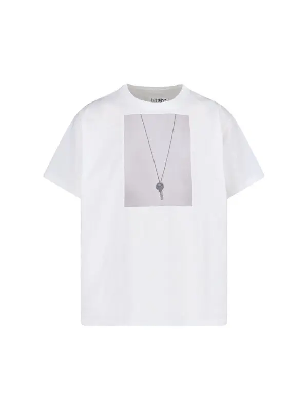 MAISON MARGIELA Graphic Print T-shirt - White