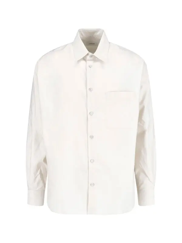 LEMAIRE Cotton-silk Shirt - Cream