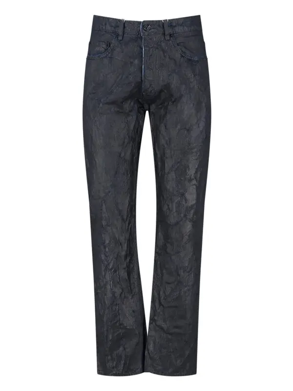 MAISON MARGIELA Coated Straight-leg Jeans