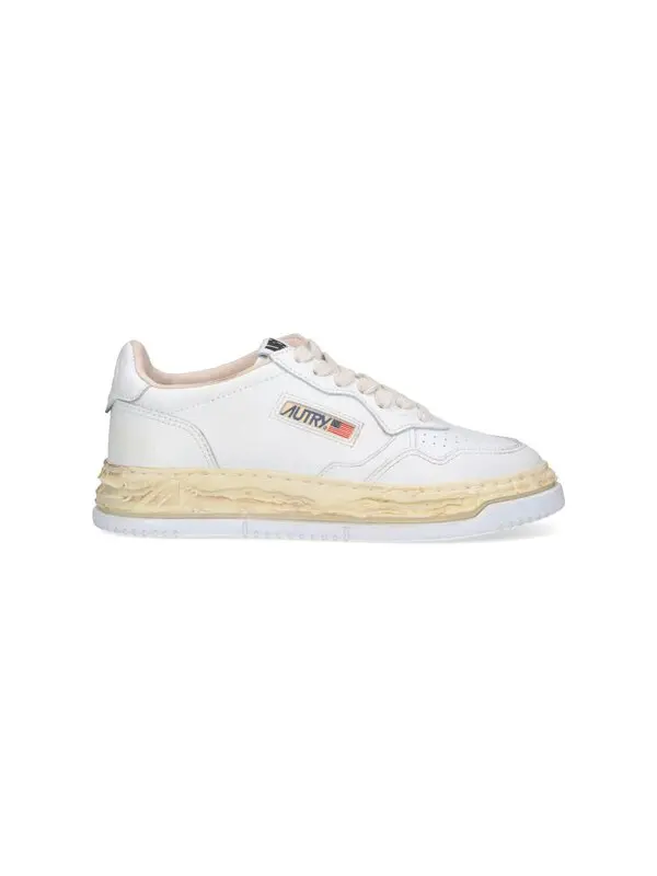 AUTRY Low-top Leather Sneakers - White