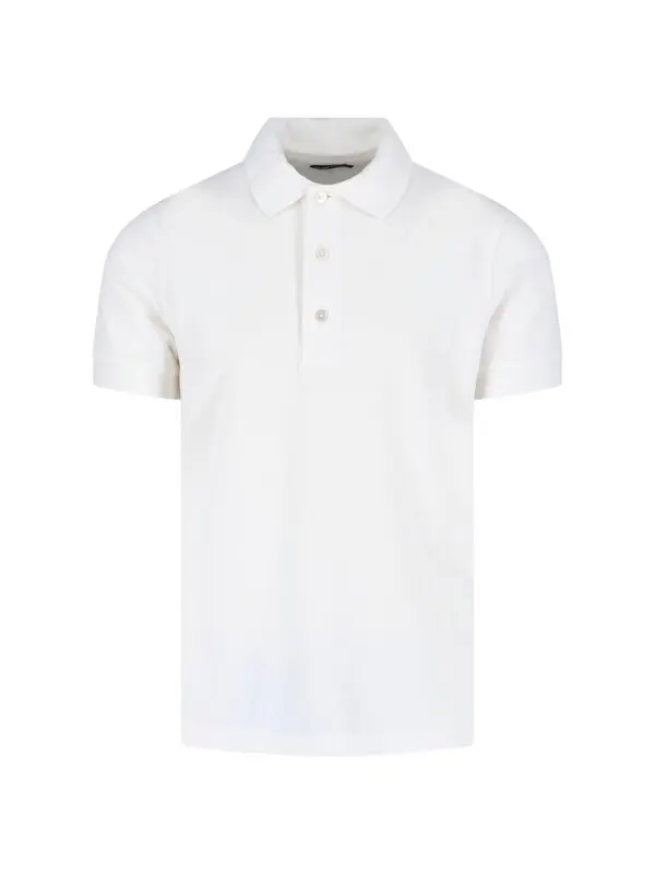 TOM FORD Cotton Polo Shirt - White