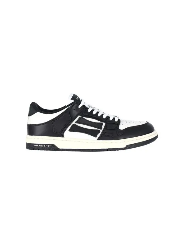 Amiri Low-top Leather Sneakers - Black