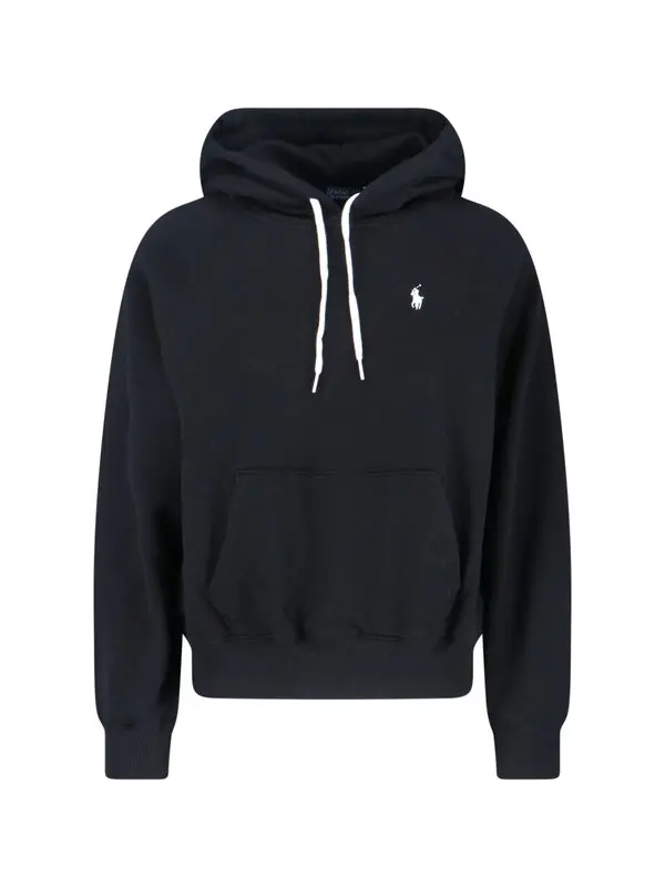 Polo Ralph Lauren Hooded Pullover Sweatshirt - Black