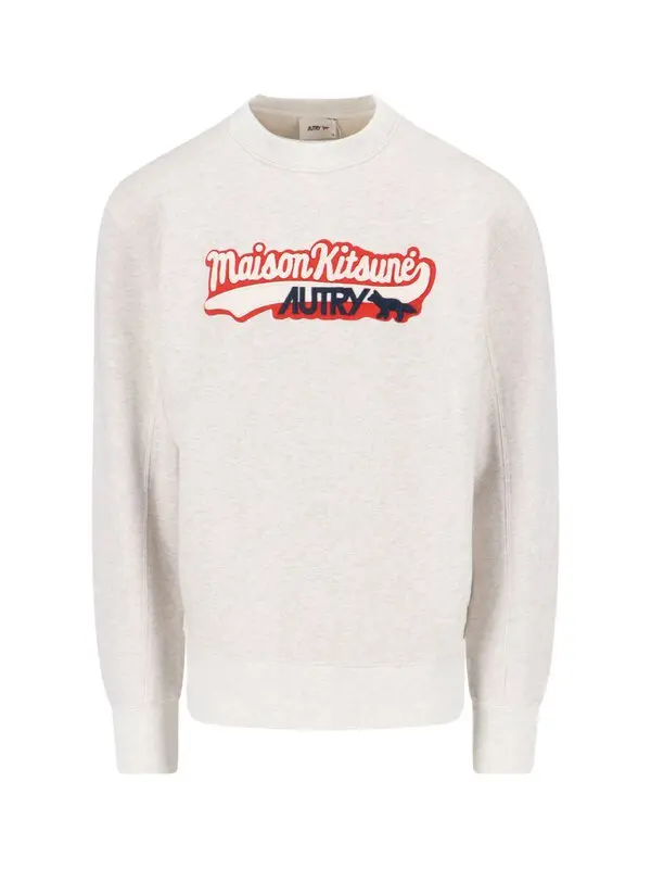 AUTRY 100% Cotton Crewneck Sweatshirt