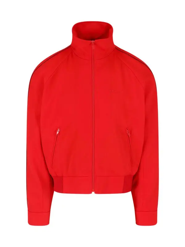 Marni Zip-up Track Jacket With Stand Collar - Red