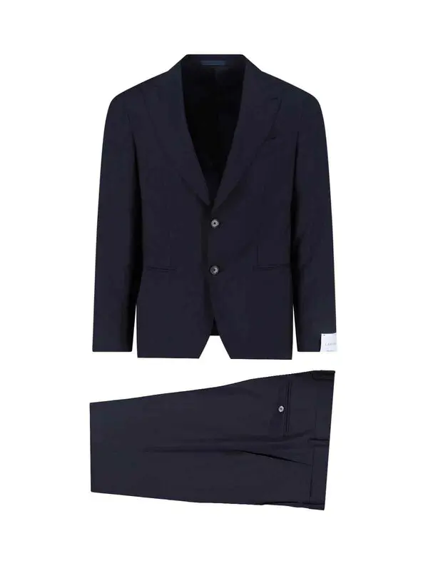 Caruso 100% Wool Dress - Blue