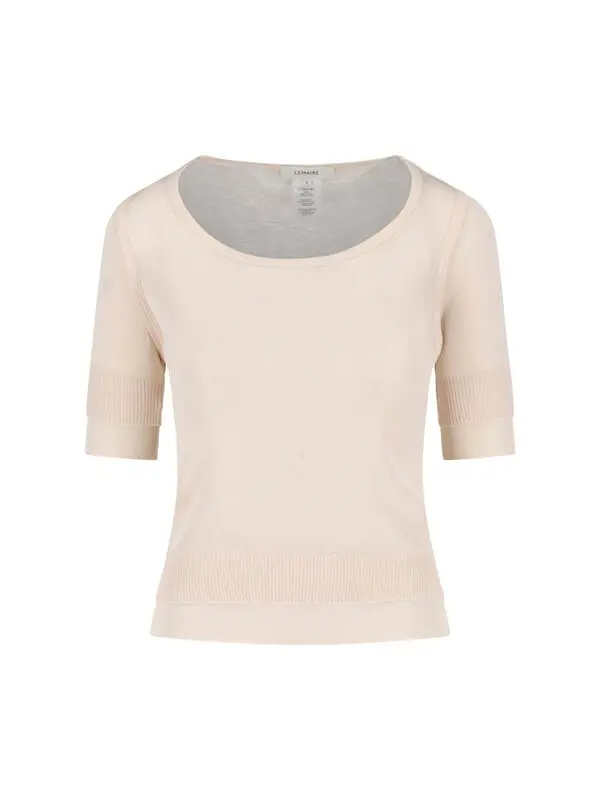 LEMAIRE Silk-blend Viscose Mini T-shirt