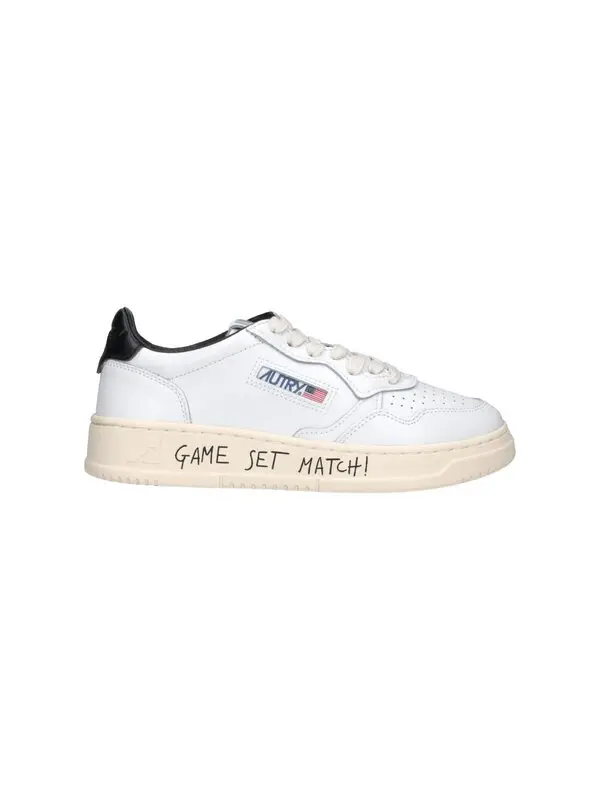 AUTRY Leather Low-top Sneakers - White
