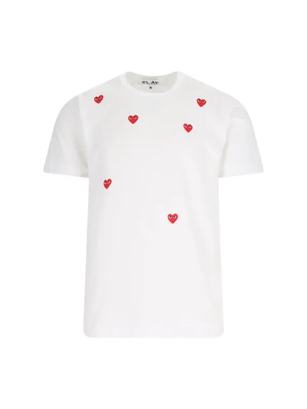 Play Comme Des Garcon Heart Logo T-shirt