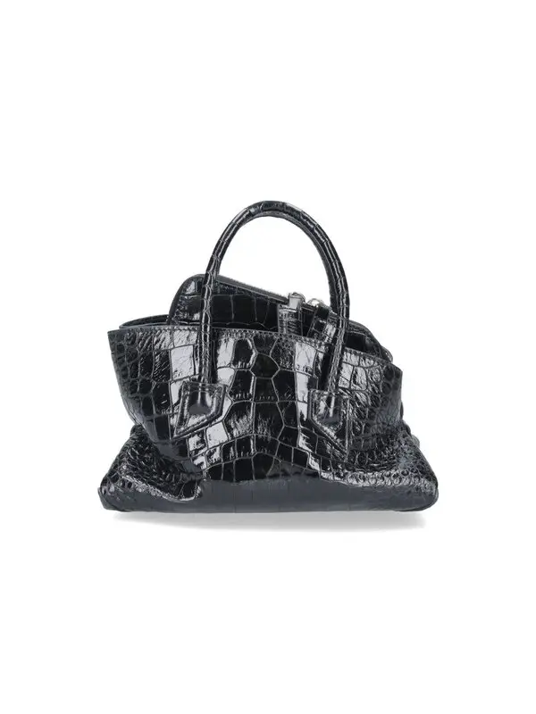 Attico Mini Shoulder Bag - Black