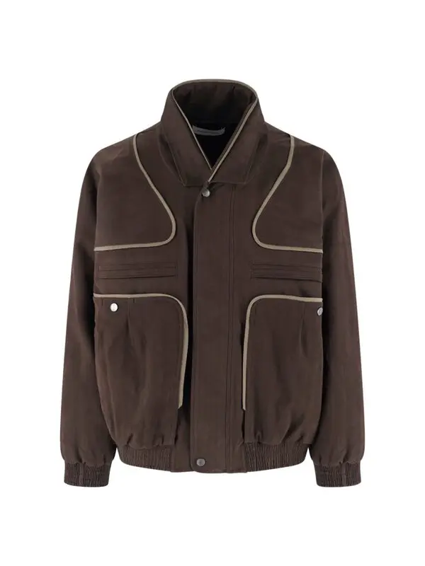 KIKO KOSTADINOV Cotton Tencel Stretch Jacket - Brown