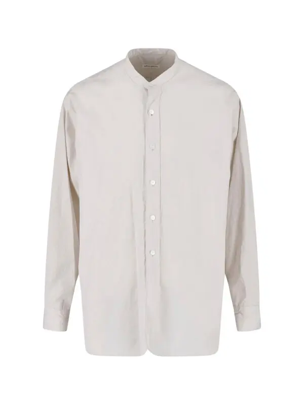 KAPTAIN SUNSHINE Band Collar Button-front Shirt