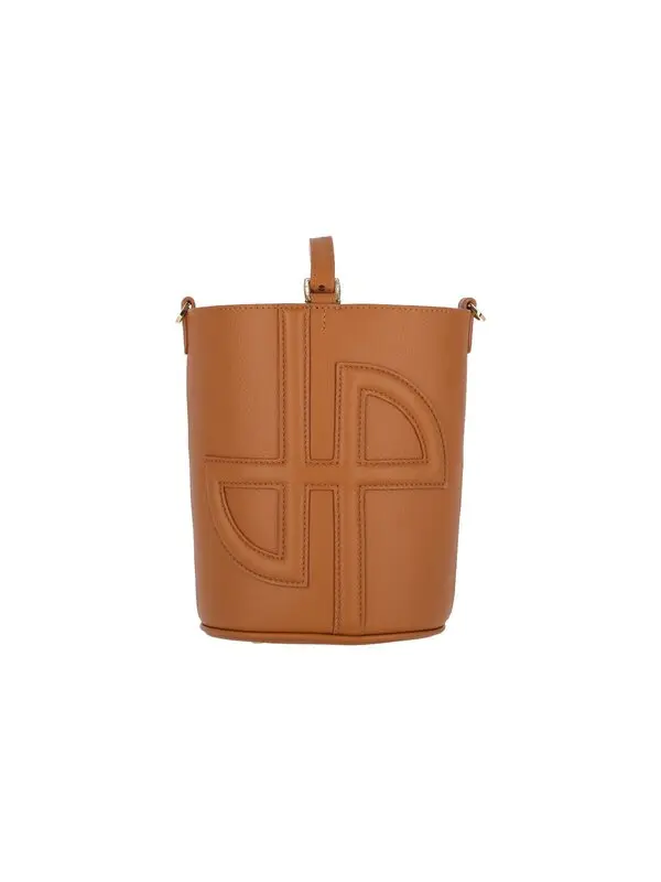 PATOU Calf Leather Shoulder Bag - Brown