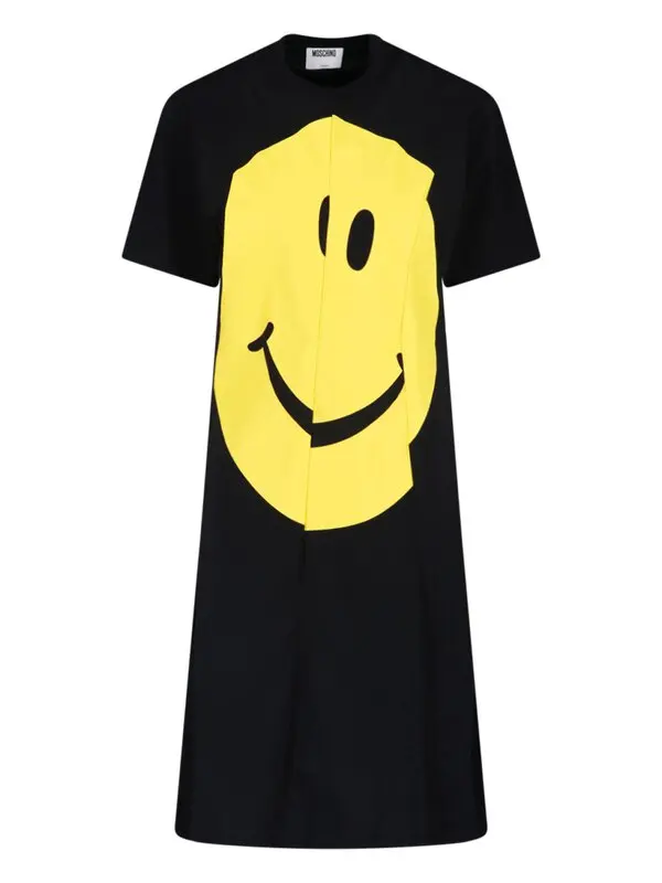 Moschino Designer Mini Dress With Signature Branding