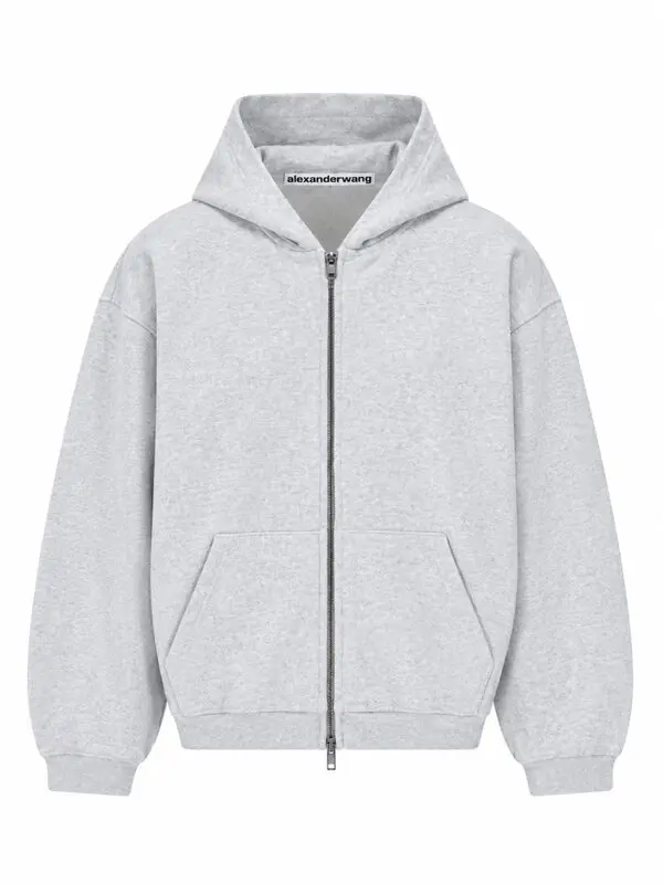 Alexander Wang Zip-up Hoodie - Grey