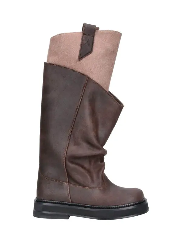 Attico Sleek Ankle Boots With Chunky Sole
