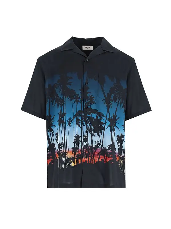 Celine 100% Viscose Button-up Shirt