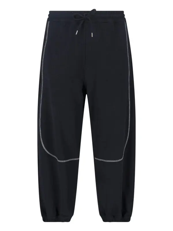 VIVIENNE WESTWOOD 100% Cotton Trousers - Black