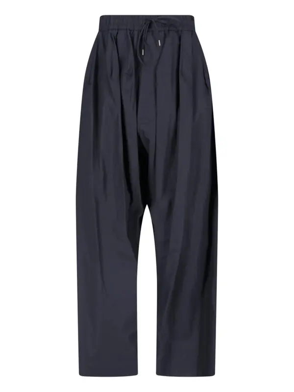 VIVIENNE WESTWOOD 100% Cotton Trousers - Black