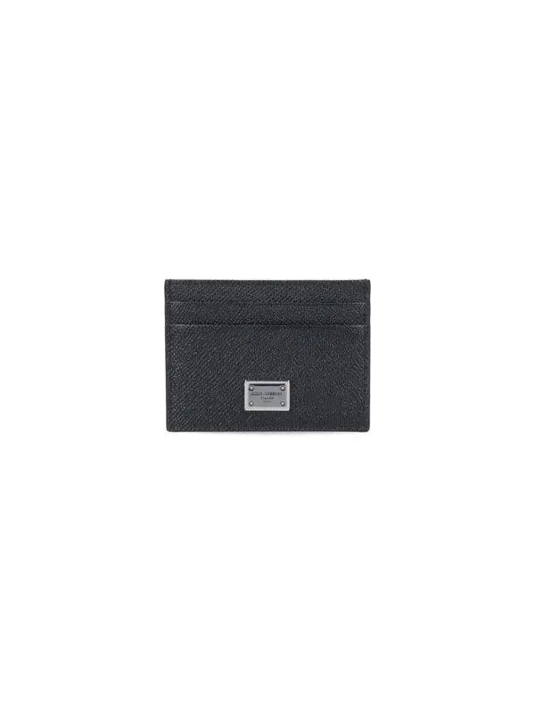 Dolce & Gabbana Calf Leather Wallet With Viscose Lining