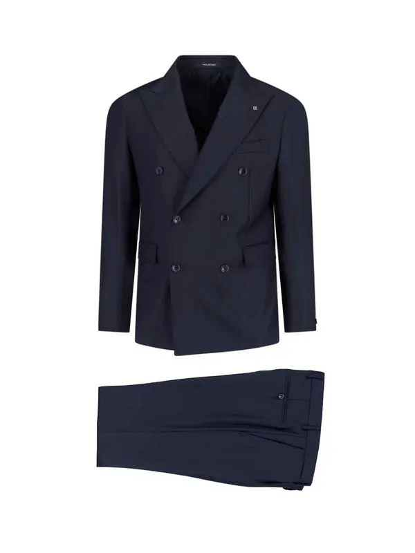 Tagliatore 100% Virgin Wool Dress - Blue