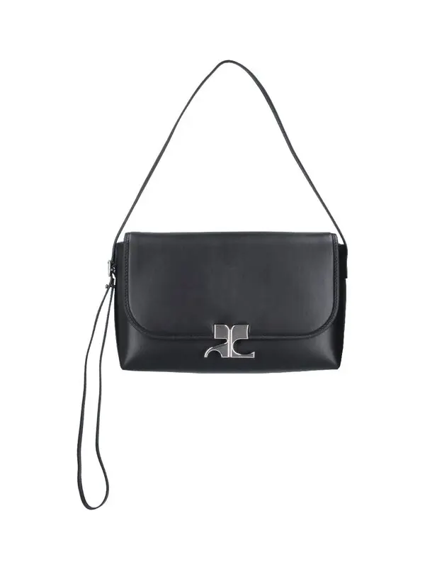 COURREGES Flap Shoulder Bag With Logo Clasp