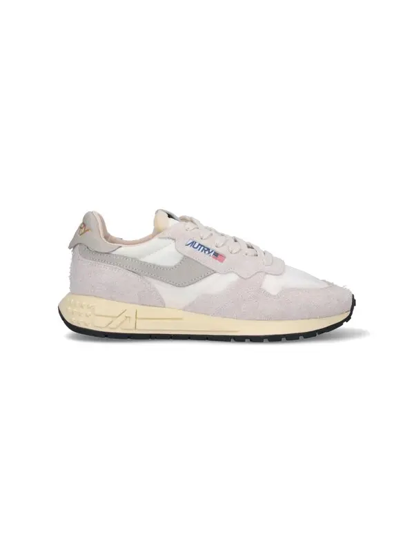 AUTRY Leather & Nylon Low-top Sneakers For