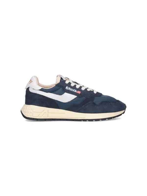 AUTRY Nylon And Cow Leather Sneaker