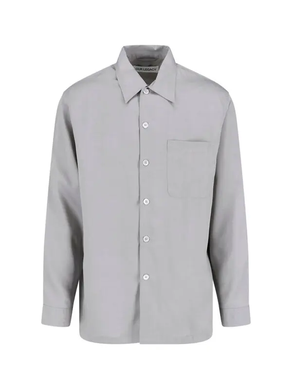 Our Legacy 100% Tencel Softflow Shirt - Grey