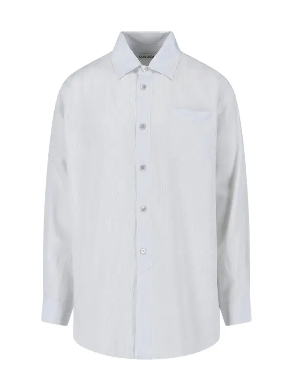 Our Legacy Modalux Line-stripe Shirt For