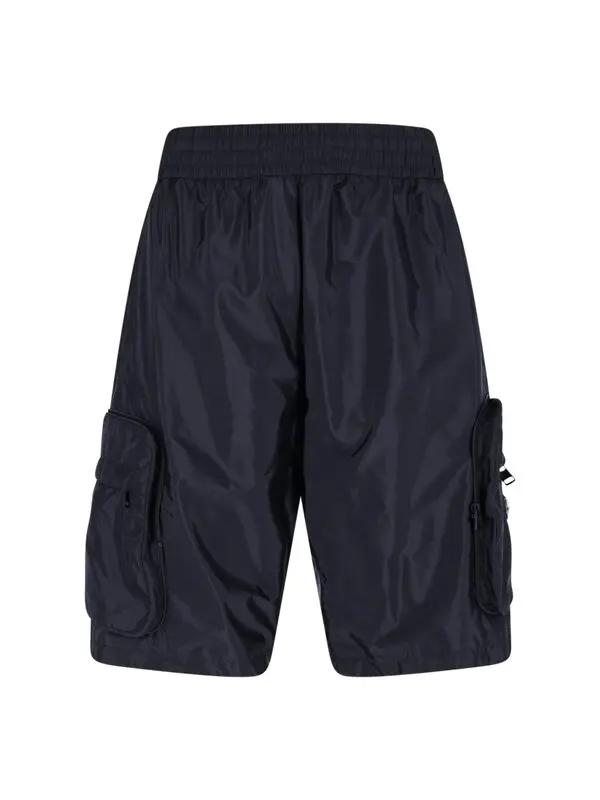 Moncler Lightweight Polyamide Utility Trousers - Blue