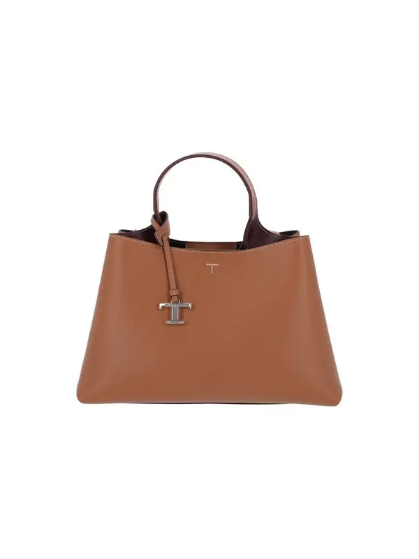TOD`S Tod's Calf Leather Shoulder Bag - Brown