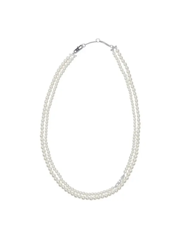 Celine Light & Natural Brass And Glass Jewelry Accessory