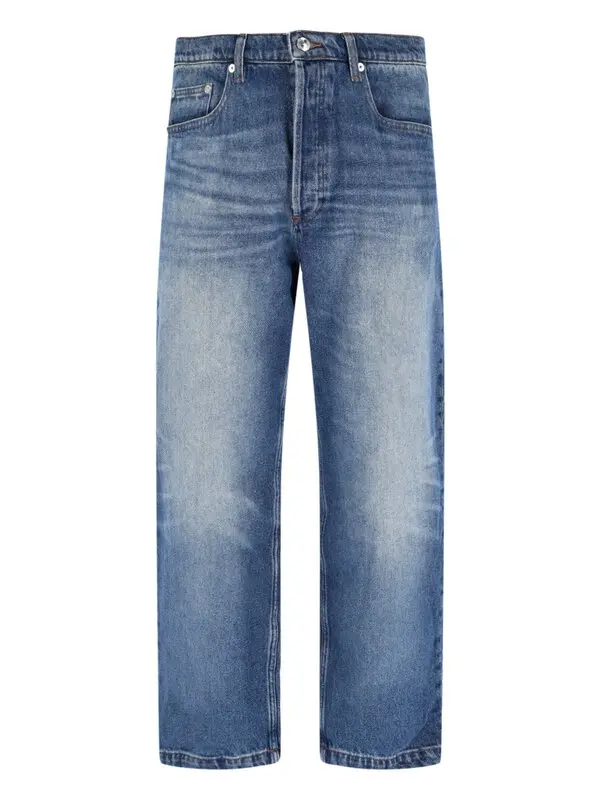 A.p.c. Straight-leg Faded Wash Denim Jeans