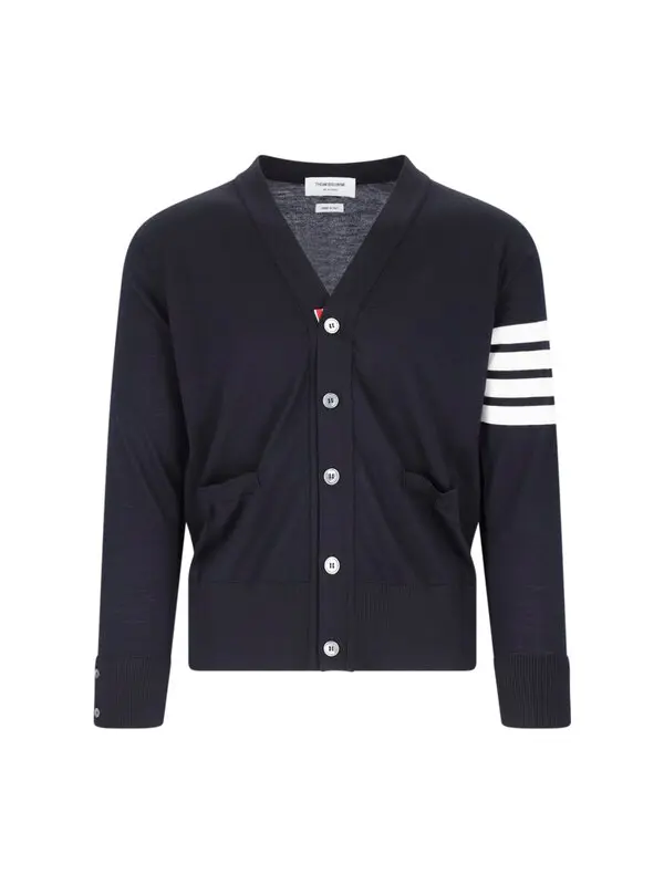 Thom Browne 100% Virgin Wool Sweater - Blue