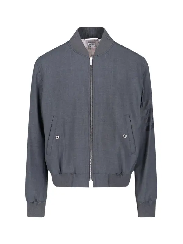 Thom Browne Zip-front Bomber Jacket