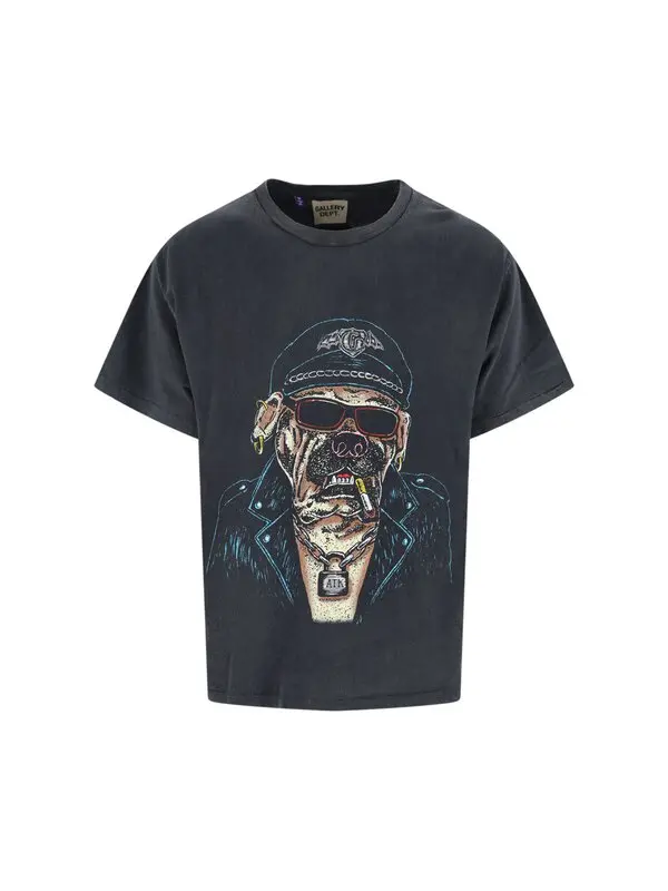 GALLERY DEPT. 100% Cotton Graphic T-shirt - Black