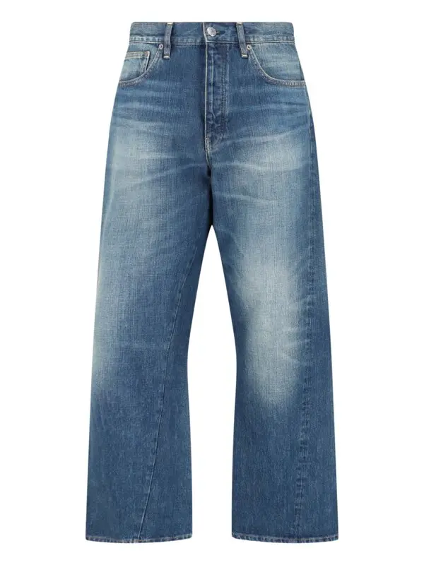 SUNFLOWER High-rise Wide-leg Jeans