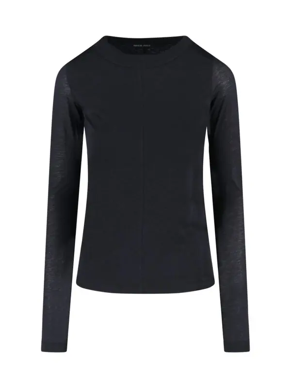 Phoebe Philo Long Sleeve Mock Neck Top