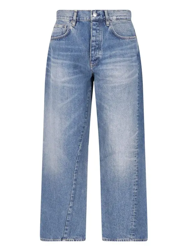 SUNFLOWER High-rise Wide-leg Jeans - Blue