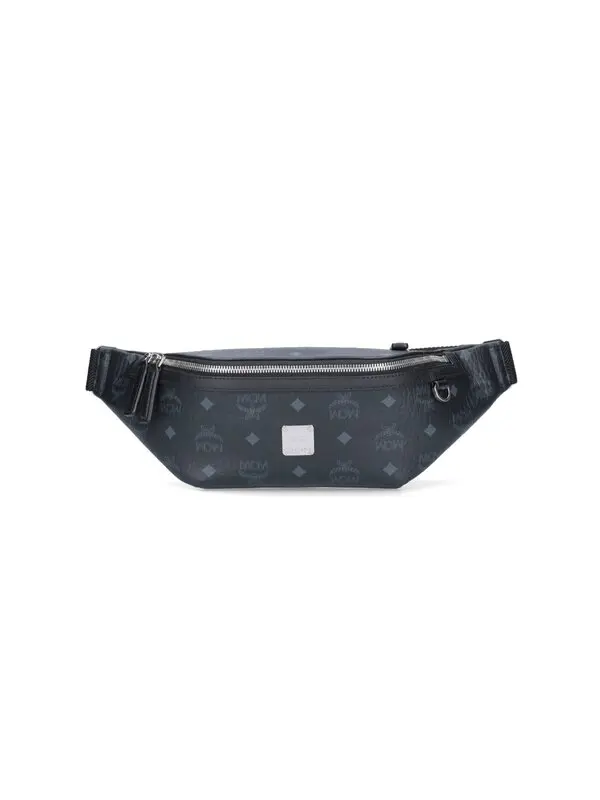 Mcm Cowhide-trim Crossbody Bag