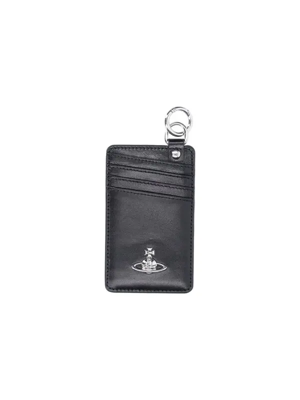 VIVIENNE WESTWOOD 100% Cow Leather Wallet - Black