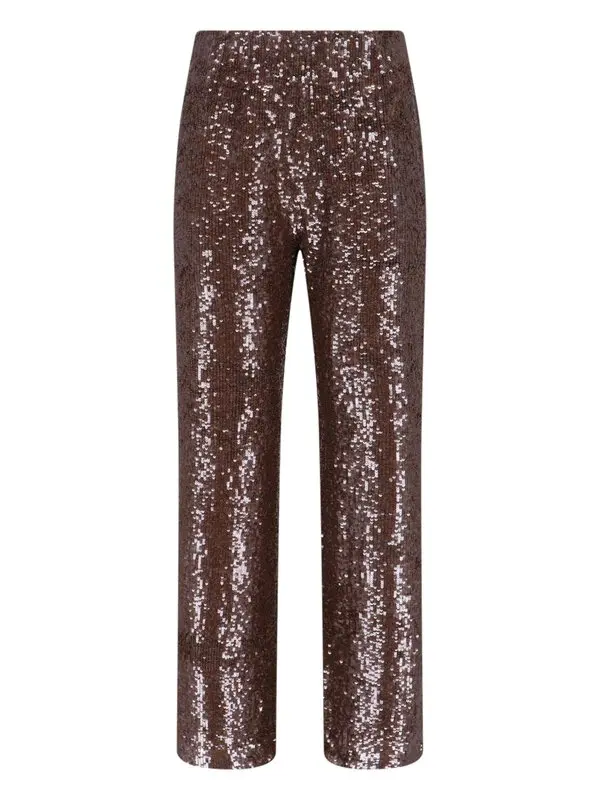 PAROSH Stretch Trousers In Polyamide Elastane Blend