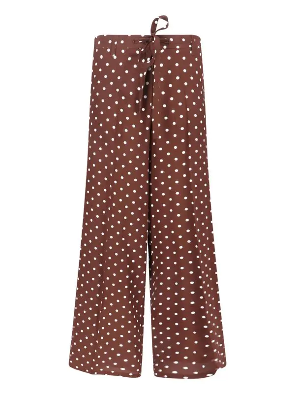 PAROSH 100% Silk Trousers