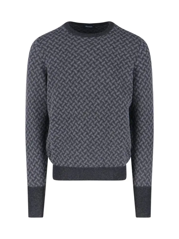 DRUMOHR 100% Cashmere Crewneck Sweater