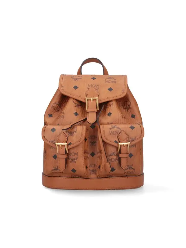 Mcm Cowhide-trim Crossbody Bag