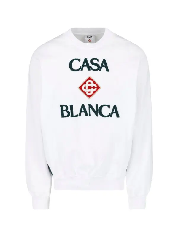 Casablanca Graphic Logo Crewneck Sweatshirt