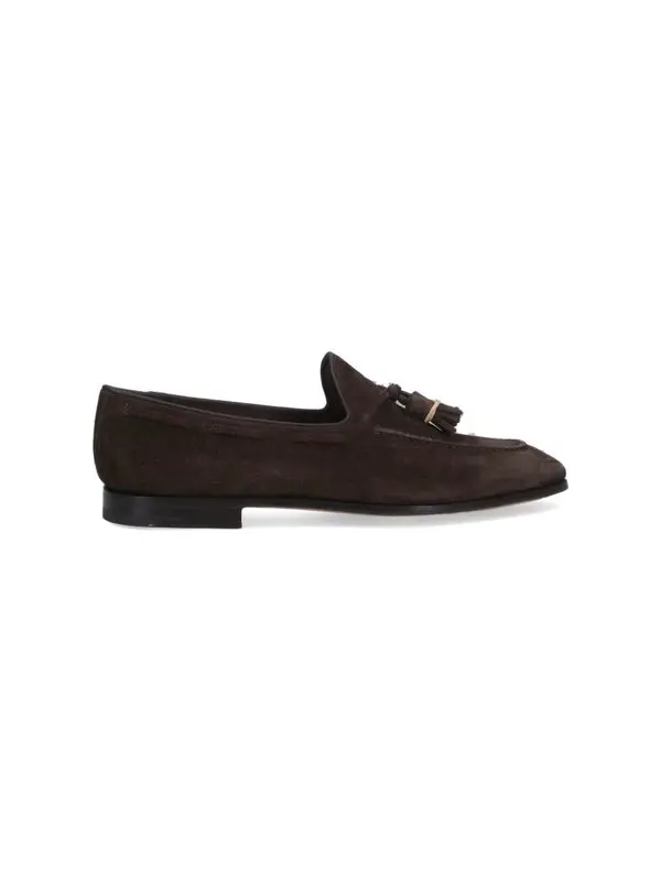 CHURCH`S Church's Calf Leather Flat Loafers - Brown