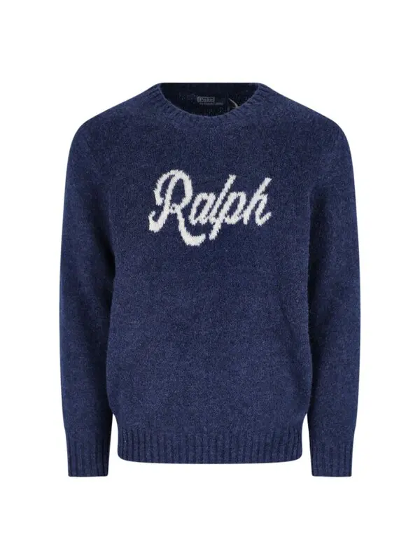 Polo Ralph Lauren Crewneck Sweater With Script Logo - Blue