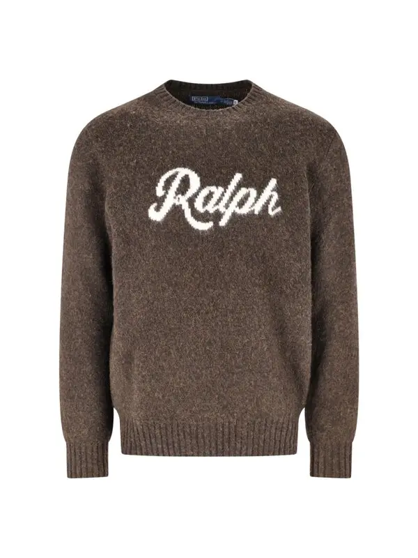 Polo Ralph Lauren Cable Knit Crewneck Pullover - Brown